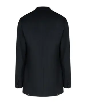 Dries Van Noten Single-breasted Long-sleeved Blazer - Black