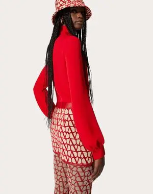 Valentino Garavani Logo-pattern Short Jumpsuit