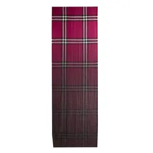 Burberry Plaid Striped Scarf - Red