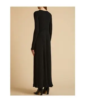 Khaite Ribbed Knit Maxi Dress