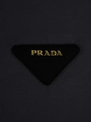 Prada Logo Detailed Crewneck T-shirt - Black