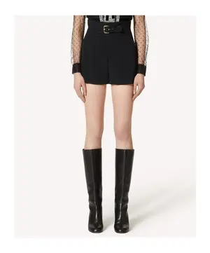 Red Valentino Belted Shorts