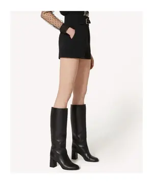 Red Valentino Belted Shorts