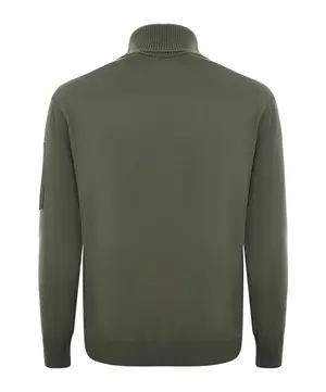 C.P. COMPANY Ribbed Turtleneck Sweater With Lens Pocket