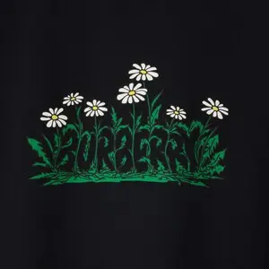 Burberry Daisy Logo Cotton T-shirt - Black