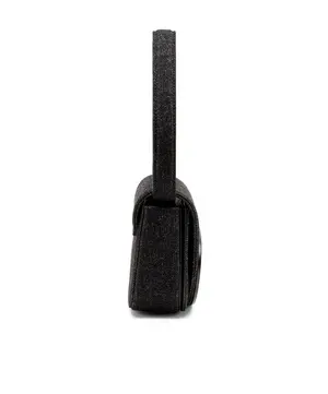 DIESEL® 1dr Logo Plaque Shoulder Bag - Black