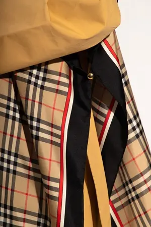 Burberry Vintage Check Silk Cape