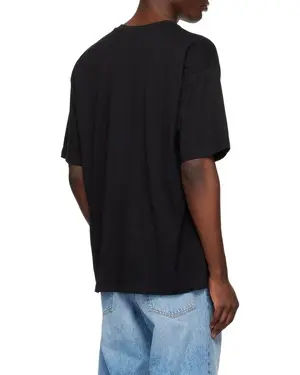 DIESEL® T-boxt-od T-shirt With Embroidered Oval D - Black