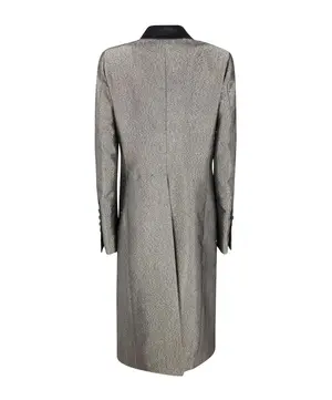 SAPIO Double Breasted Coat - Gray