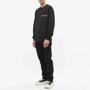 Alexander McQueen Logo Patch Crewneck Sweatshirt - No