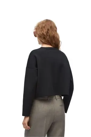 Loewe Anagram Cropped Knitted Jumper