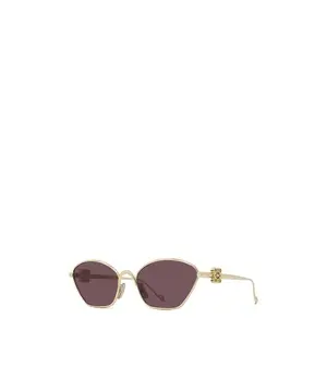 Loewe Anagram Hexagon Metal Sunglasses