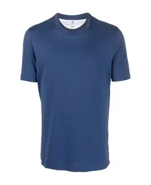 Brunello Cucinelli Short-sleeve T-shirt - Blue