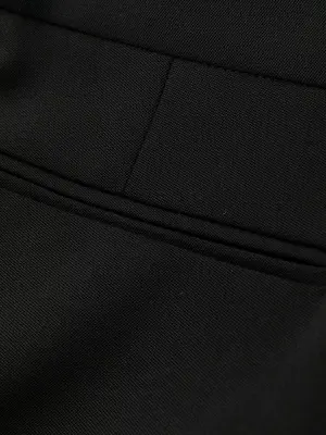 Versace Medusa Plaque Mid-rise Flared Trousers - Black