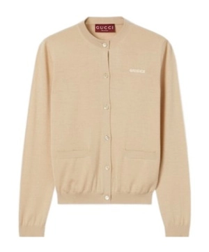 Gucci Logo Embroidered Button-up Cardigan - No