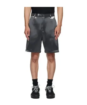 HELIOT EMIL Liquid Metal Shorts