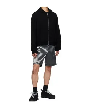 HELIOT EMIL Liquid Metal Shorts