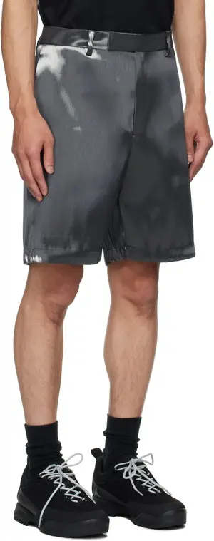 HELIOT EMIL Liquid Metal Shorts