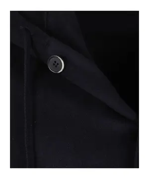 Barena Venezia Buttoned Drawstring Hoodie - Black