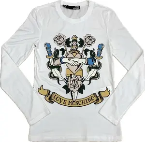 Moschino Long-sleeved T-shirt With Graphic Print