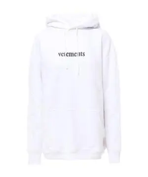 Vetements Logo Hooded Sweater