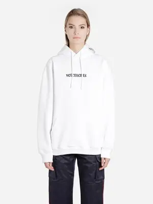 Vetements Logo Hooded Sweater