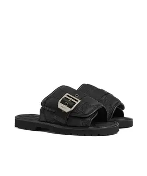 Gucci Buckled Quilted Sandals