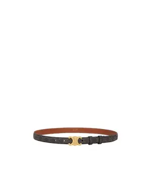 Celine Triomphe Canvas Belt - Black