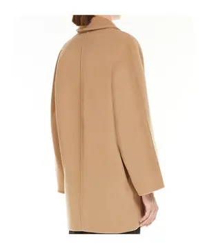 Max Mara Rebus Double-breasted Coat - Camel