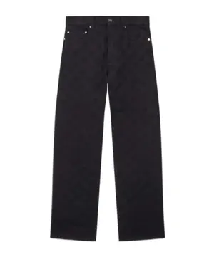 Casablanca Contrast Stitched Logo-patch Jeans