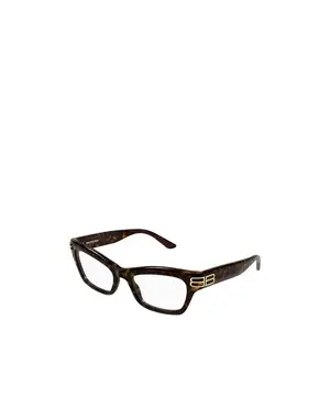 Balenciaga Cat Eye Frame Eyeglasses - Black