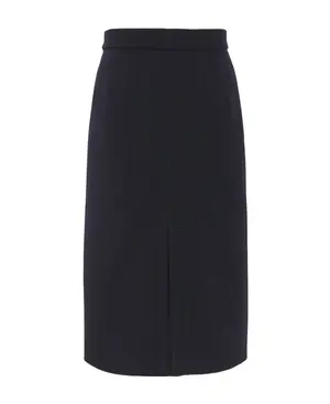 Saint Laurent Pinstriped Pencil Skirt
