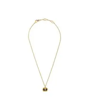 Valentino Garavani Vlogo Plaque Necklace