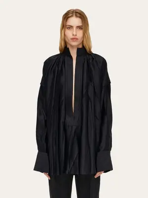 FERRAGAMO Long-sleeved Shirt - Black