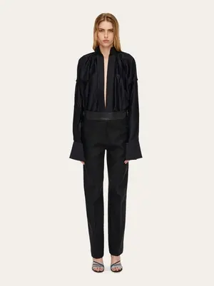 FERRAGAMO Long-sleeved Shirt - Black