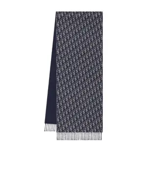 Dior Fringed Edge Scarf