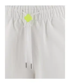 Casablanca Tennis Club Drawstring Shorts - White