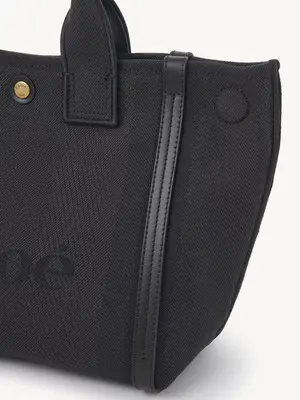 Chloé Carry Logo Detailed Small Tote Bag - Black