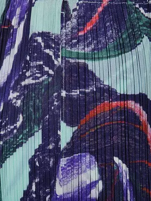 Issey Miyake Cropped Pleated Trousers