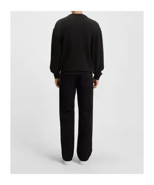 Hugo Boss Logo-embroidererd Sweatshirt - Black