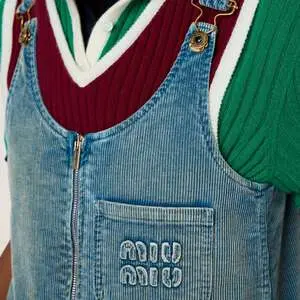 Miu Miu Corduroy Mini Dress