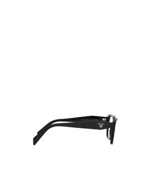 Prada Rectangular Frame Eyeglasses - Black