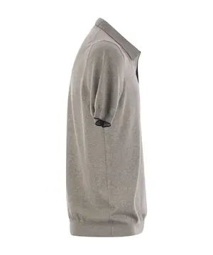FAY Buttonless Knit Polo Shirts