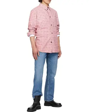 Bottega Veneta Washed Straight Leg Jeans - Medium Blue