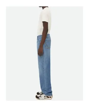 Bottega Veneta Washed Straight Leg Jeans - Medium Blue