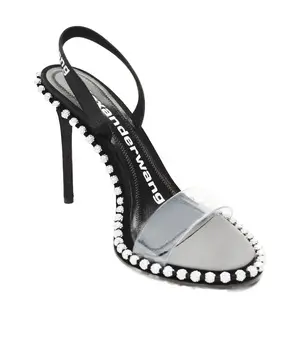 Alexander Wang Nova Embellished Stiletto Sandals