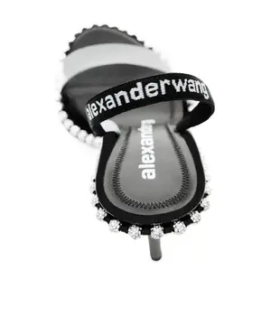 Alexander Wang Nova Embellished Stiletto Sandals