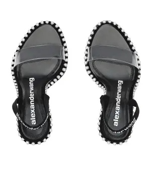 Alexander Wang Nova Embellished Stiletto Sandals
