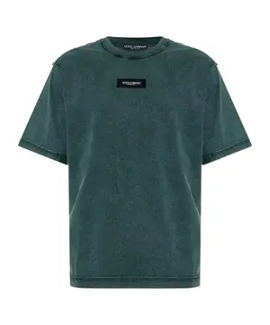Dolce & Gabbana Dolce Gabbana Logo Patch T-shirt