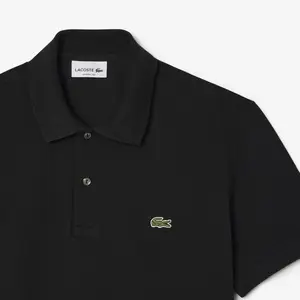 Lacoste Classic Fit L.12.12 Light Piqué Polo Shirt - Black